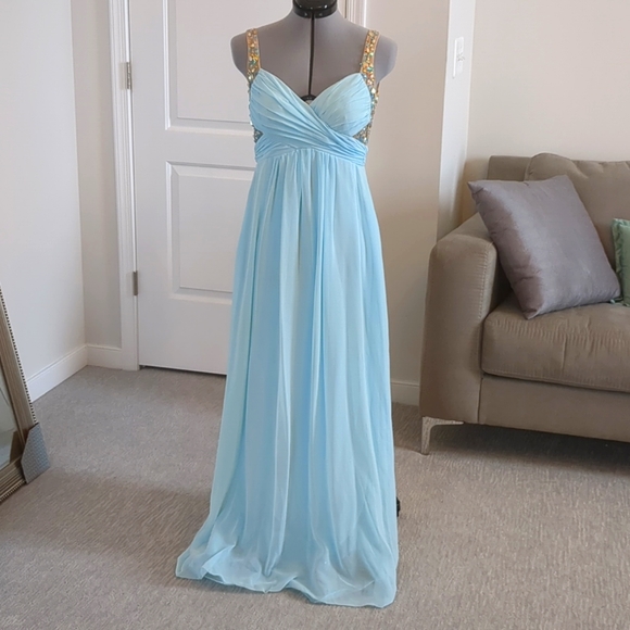 Roberta Bridal | Dresses | Beautiful Light Blue Dressgown Sz 5 | Poshmark